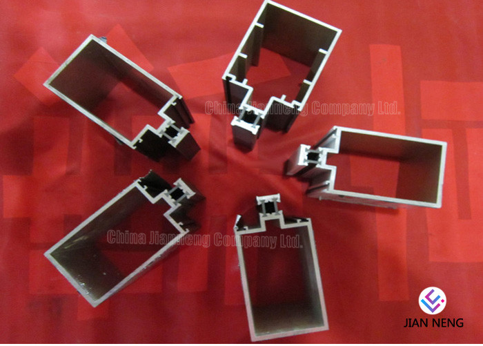 Profil aluminium ekstrusi untuk kaca, profil bingkai pintu aluminium ...